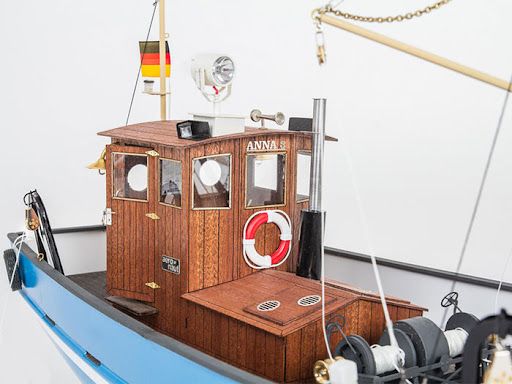 Aeronaut 1/20 Anna 3 - Fishing Cutter Model Boat Kit | Hobbies
