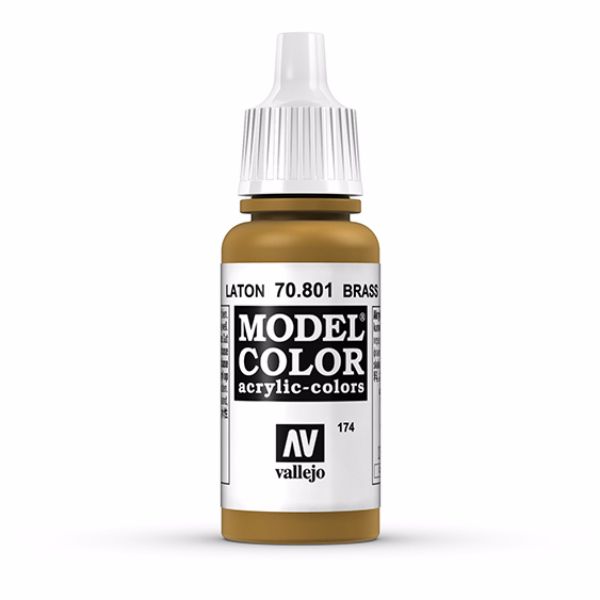 Vallejo Model Color 17ml Metallic Brass | Hobbies