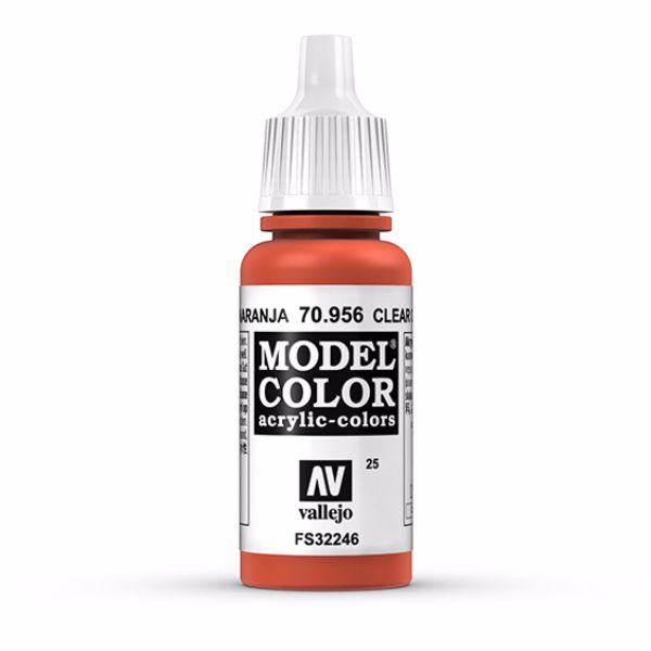 Vallejo Model Color 17ml Clear Orange | Hobbies