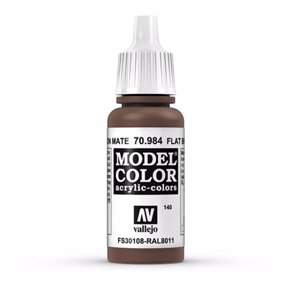 Vallejo Model Color 17ml Flat Brown | Hobbies