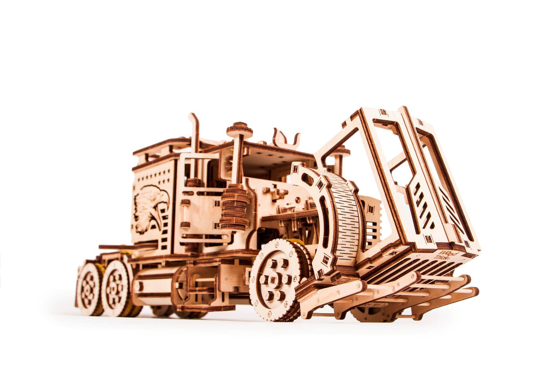 Wood Trick Big Rig Wooden Model Kit | Hobbies