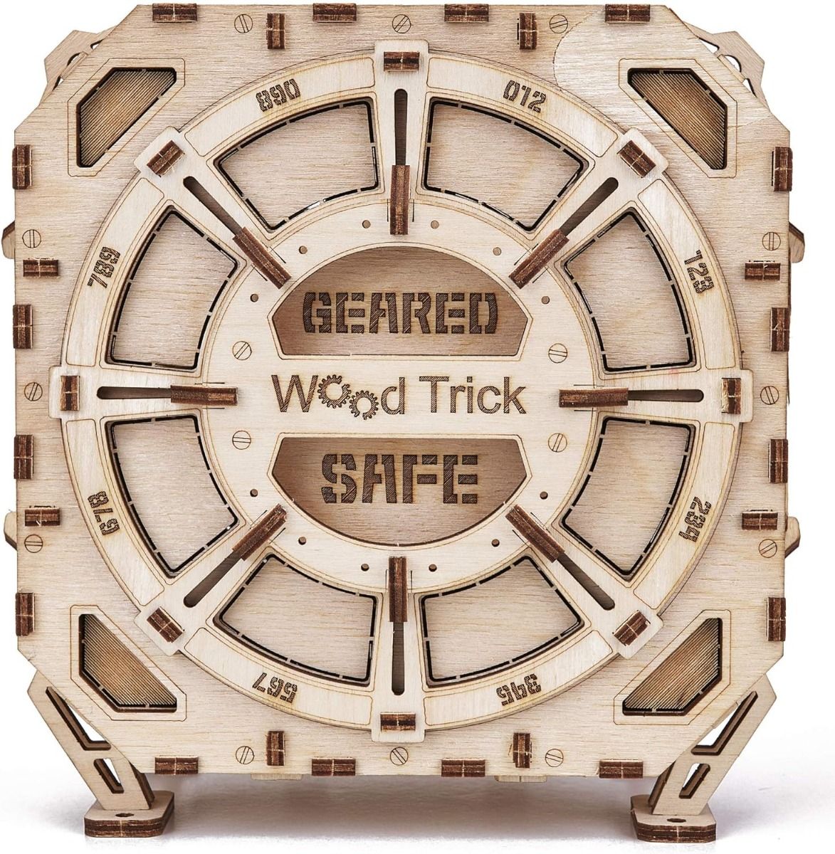 Wood Trick Geared Safe Wooden Model Kit | Hobbies