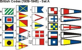 Becc British Code [1939-1945] Signal Flags (Set A) | Hobbies