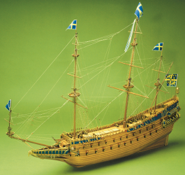 Vasa Model Ship Kit by Sergal Mantua | Vasa Man of War 737 | Wooden ...