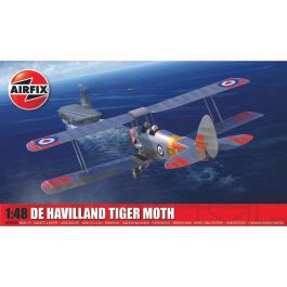 Airfix 1/48 Scale de Havilland Tiger Moth Model Kit | Hobbies