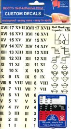 Hull Depth Markings 1/24 Scale - Imperial | Hobbies