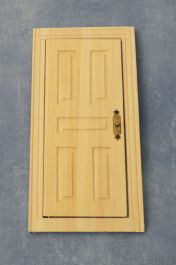 5 Wooden Panel Door 1:12 Scale for Dolls House | Hobbies