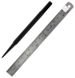 Hobbies Steel Rule and Machinists Scriber Set Hobbies