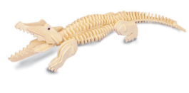 Quay Crocodile Wooden Model Kit | Hobbies