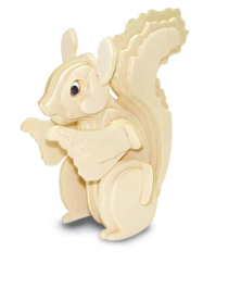 Quay Squirrel Wooden Model Kit | Hobbies