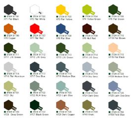 Tamiya Acrylic Flat Paints (10ml) | Hobbies