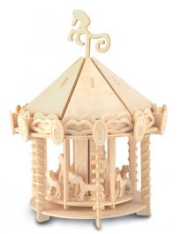 Quay Carousel Wooden Model Kit | Hobbies