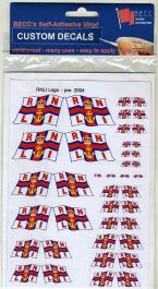 RNLI Vinyl Flag Quality Decals Modern Logo Pre 2004 From BECC | Hobbies