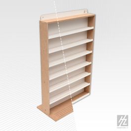 Hobbyzone Modular Paint Hanger with 7 Shelves | Hobbies