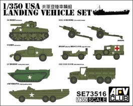 AFV Club 1/350 Scale US Navy LST-1 Landing Craft Model Kit - Additional ...