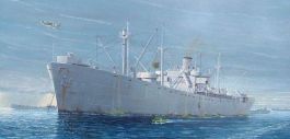 Trumpeter 1/350 Scale SS Jeremiah O'Brien D-Day Liberty Ship Model Kit ...