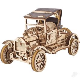 UGears Retrocar UGR-T (Old Model T) Wooden Model Kit | Hobbies