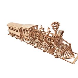 Wood Trick Locomotive R17 Wooden Model Kit | Hobbies