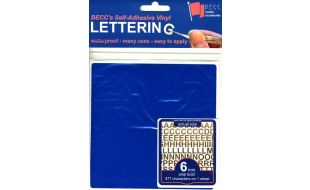 Vinyl Lettering Gloss Blue From BECC | Hobbies