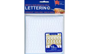 Vinyl Lettering Matt White From BECC | Hobbies